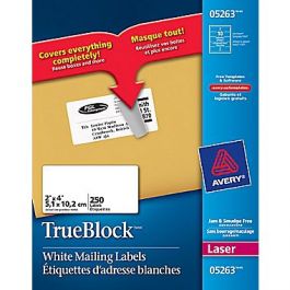 Cheap Avery 05263 Original White Shipping Labels for Laser Printers 2 ...