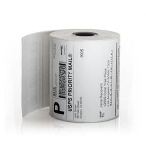 Zebra 4" X 6" Removable Universal Desktop Direct Thermal Labels, White ...